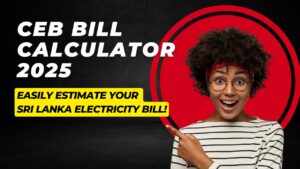 CEB Bill Calculator in Sri Lanka: Quickly Estimate Your Electricity ...